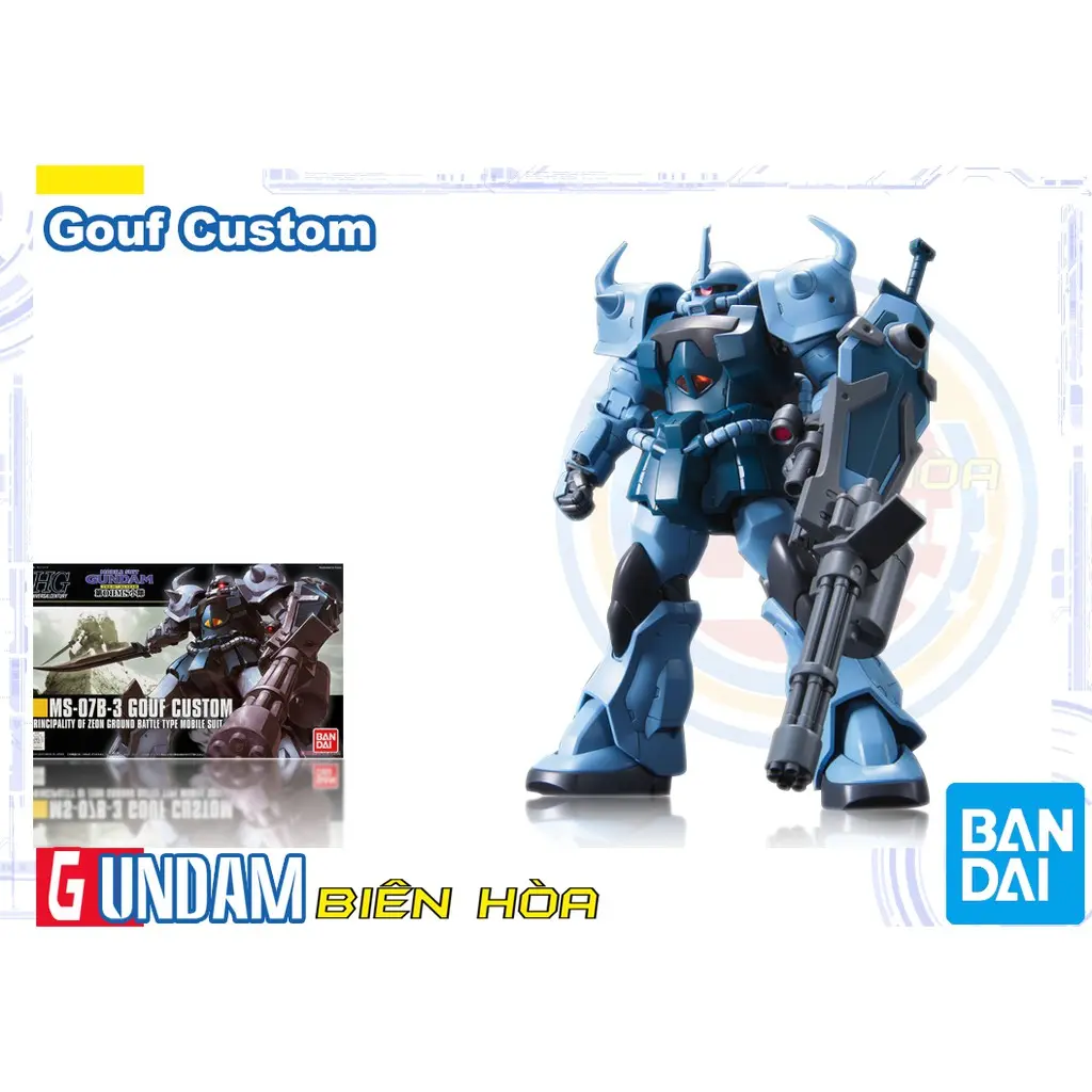 Mô hình lắp ráp 1/144 HGUC GOUF CUSTOM - HG & EG BANDAI | Gundam Biên Hòa